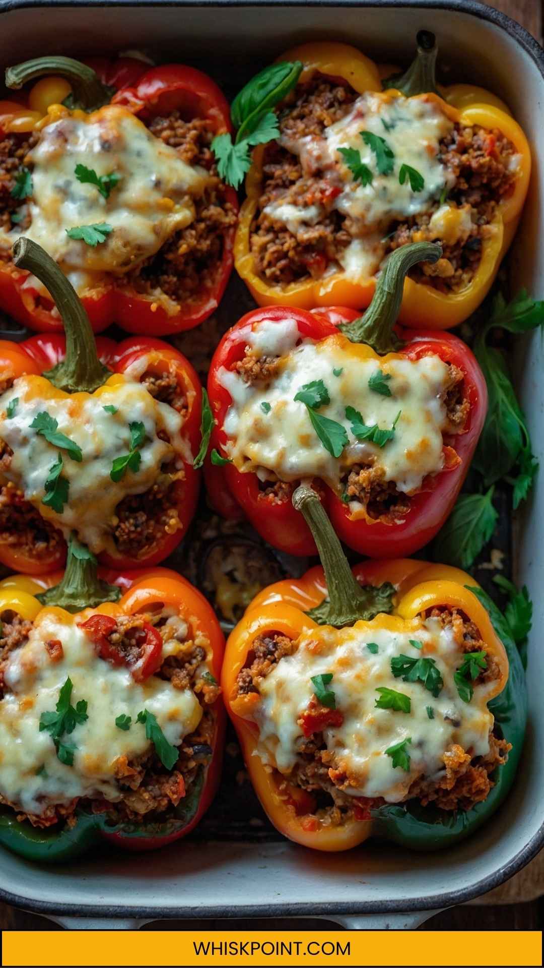 Italian Stuffed Peppers - Whisk Point