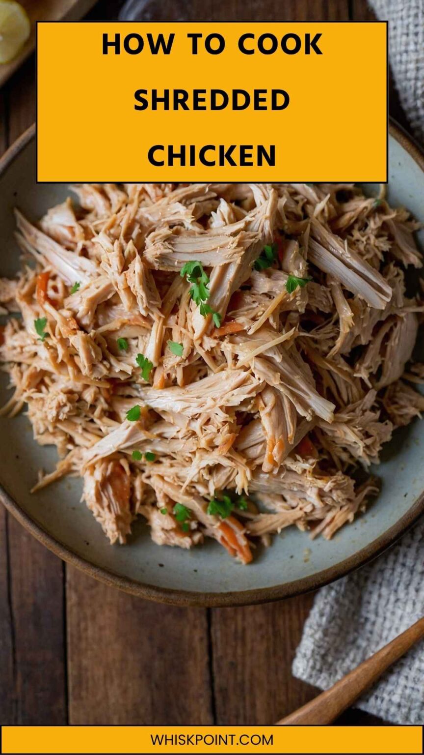 How to Cook Shredded Chicken - Whisk Point